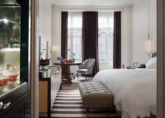 Hilton Conrad Luxury Well Design Style Hotel Room Furniture , High End Hotel Furniture