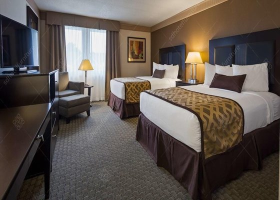 Contemporary Style European King Size Hotel Bedroom Furniture Sets Commercial