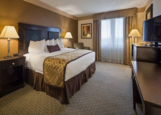 Contemporary Style European King Size Hotel Bedroom Furniture Sets Commercial