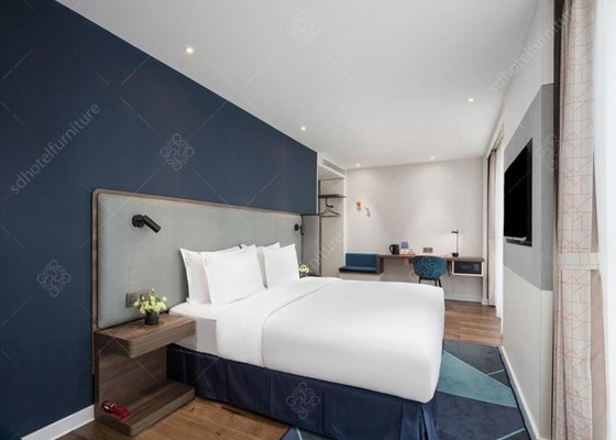 Commercial Express Holiday Inn Hotel Furniture , Contemporary Modern Hotel Bedroom Furniture Set