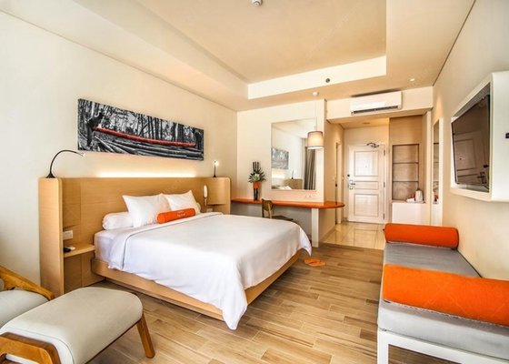 Specific Use Luxury Hotel Bedroom Furniture , Hotel Interior Furniture