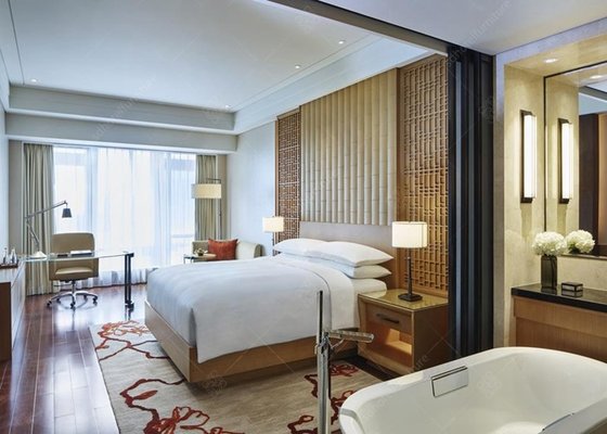 King Size Hotel Bedroom Furniture Sets Modern Appearance Commercial Use