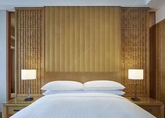 King Size Hotel Bedroom Furniture Sets Modern Appearance Commercial Use