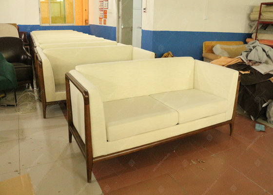 Latest Trends Hotel Lobby Furniture Fabric 2 Seater Sofa General Use