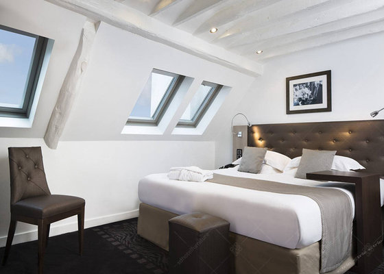 Customized Modern Apartment Bedroom Furniture , 5 Star Standard Hotel Furniture