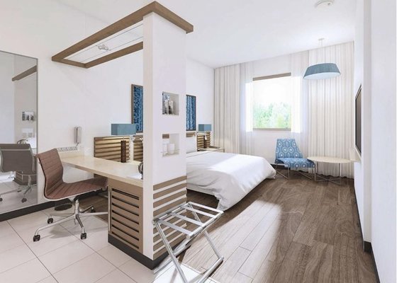Wooden Style Complete Hotel Bedroom Furniture For Standard Hotel Furniture
