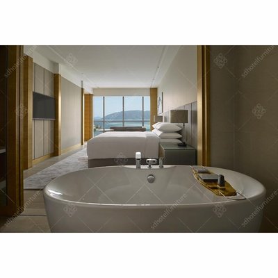 Simple Modern Wooden Material Hotel Bedroom Furniture Modern Design