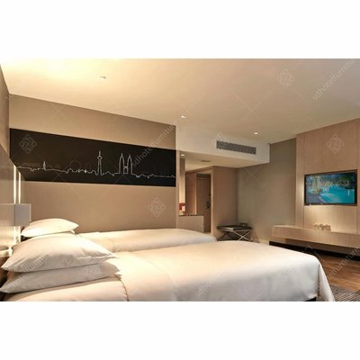 Solid Wood 5 Star Hotel Furniture / Hotel Furniture Bedroom Furniture