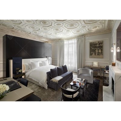 Elegant Design European Modern Hotel Bedroom Furniture Set With Wood Material