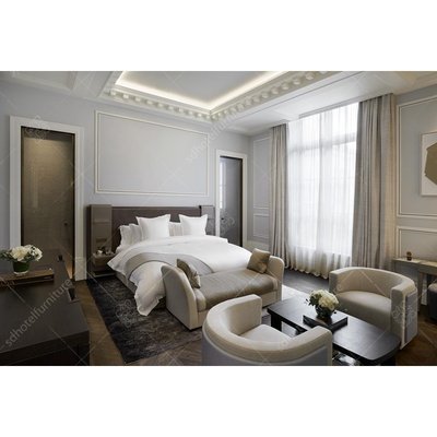 Elegant Design European Modern Hotel Bedroom Furniture Set With Wood Material