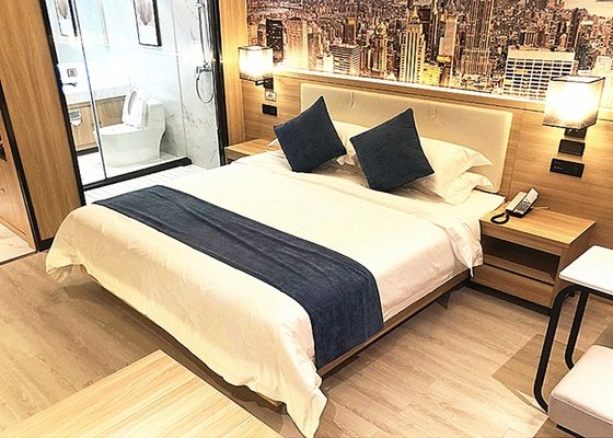 Luxury Hotel Style Bedroom Furniture / Customized Bedroom Set Furniture