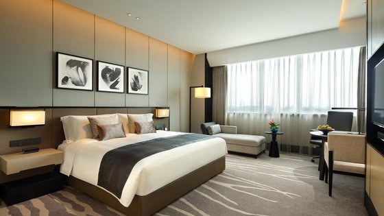 Specialized Hotel Style Bedroom Furniture Set ISO9001,SGS,FSC,CEC Certificates