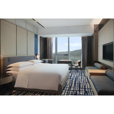 Custom Made 3 4 5 Star Hotel Bedroom Furniture For Overseas Hotel