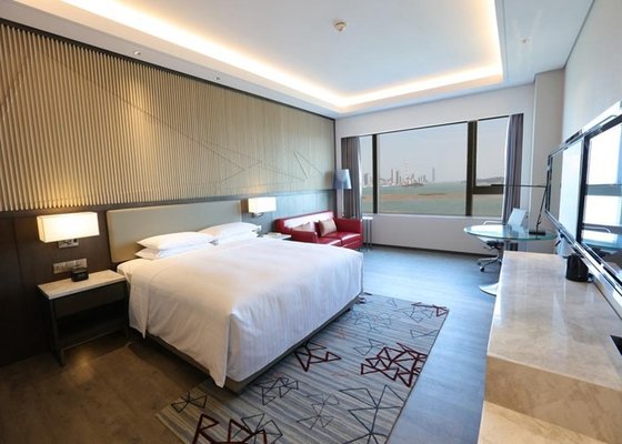 Solid Wood Contemporary Marriott Hotel Living Room Furniture