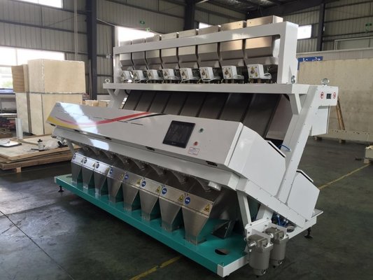 Color Sorter with 5000+ Pixel CCD nikon lens camera and High SMC Frequency Ejectors for beans and seeds