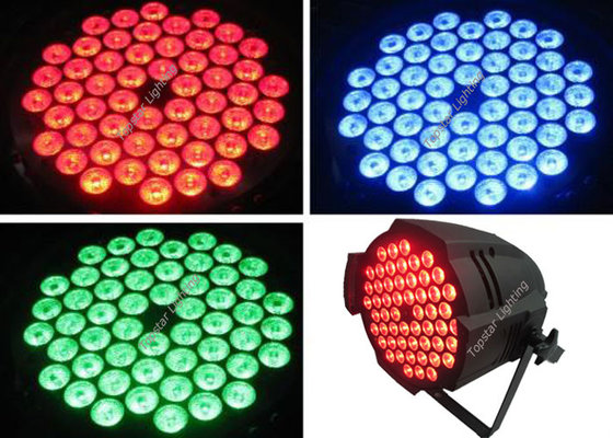 China Par Can 54 x 3w Led Par Light High Power 3-In-One Led Stage Light supplier