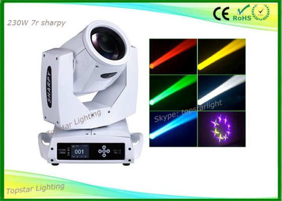 China White Moving Head Spot Stage Lights Osram Yodn Lamp 16ch / 20ch 17 Gobos Effect supplier