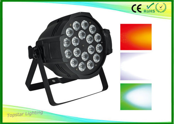 China Pop Stage Lighting Par 64 18 X 15w 5 In 1 Led Par Light Indoor Dmx Par Cans Party Light supplier