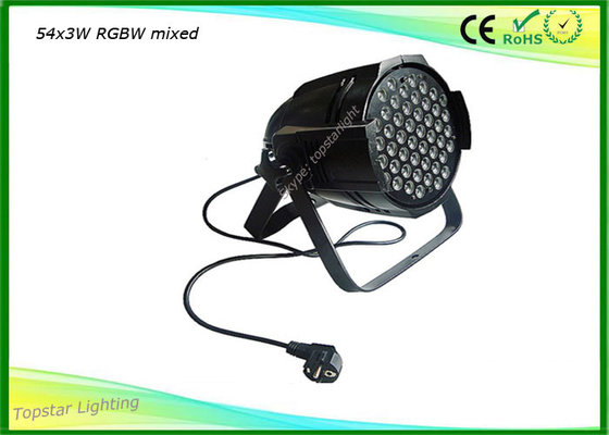 China Black Shell Cool DJ Lights Rgbw Led Flat Par Light For Concert / Theater Stage Lighting supplier
