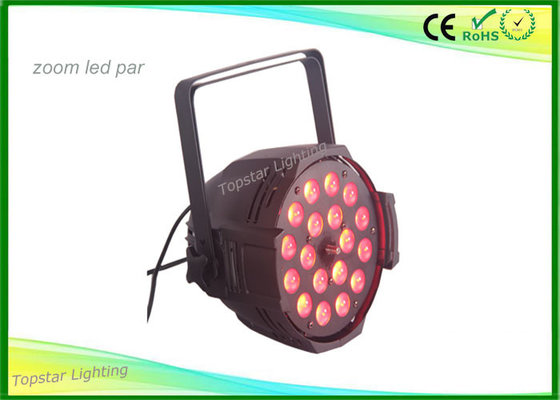 China Indoor 118x15w Led Stage Lighting , Zoom Function Led Par Cans For Event Lighting supplier