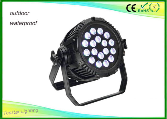 China Colorful 18 X10w Led Par Stage Lights , Led Can Lights DMX 512 supplier