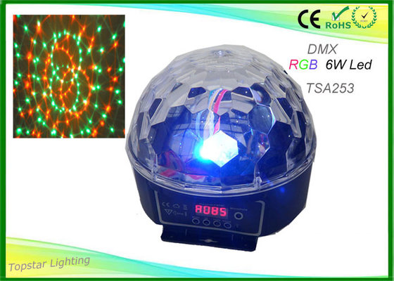 China 6w Rgb LED Disco Ball Effect Light , High Configuration Magic Light Up Disco Ball supplier