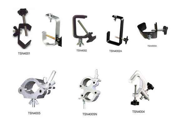 China Aluminum Stage Lighting Parts / Clamps For Disco Light Equipment supplier