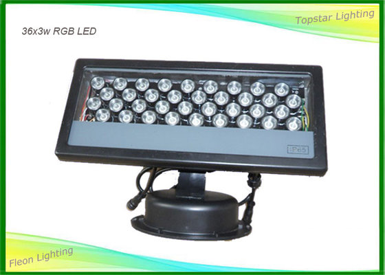 China DMX512 Waterproof Rgb Wall Washer Led Lights Wide Beam Angle Mixing Colors 36pcs supplier