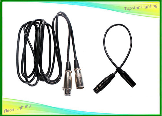 China Indoor Stage Lighting Parts , Custom 3 Pin Dmx Cable Cord Length supplier