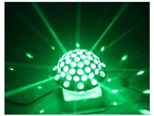China Laser LED Magic Ball Light 6 X 3w Low Power Consumption , 22 * 18 * 26 cm supplier