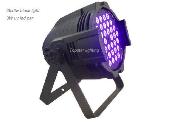 China Indoor Black light Dmx Led Par Lights Uv Color Light 36 x 3w For Events supplier