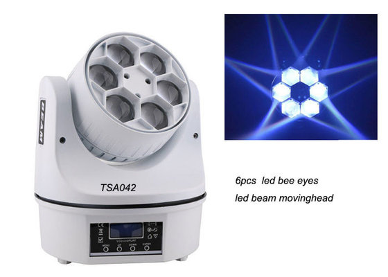 China White 6 x15w RGBW 4 in1 High Brightness Beam Moving Head Light Led Stage Disco Light supplier