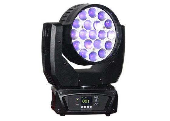 China Zoom LED Moving Head Light 12w Rgbw 4in1 Bee Eye Led Bem Wash For Recreation Place supplier