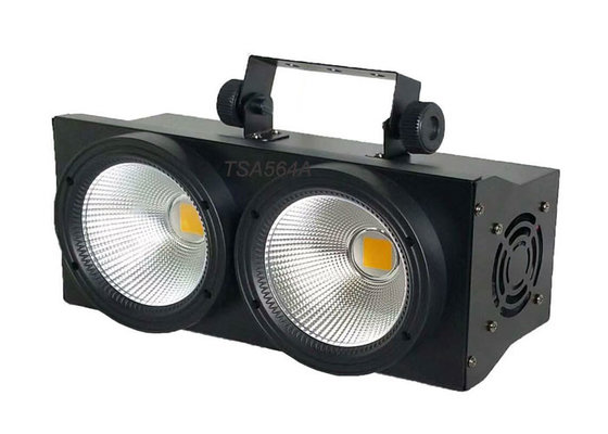 China 2*100W Warm White COB Led Audience Blinder Light TV Studio Show Stage Lighting supplier