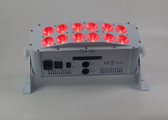 China 12pcs 18w Led Battery & Wireless Dmx & IR & Phone App Wall Washer TSA169 supplier