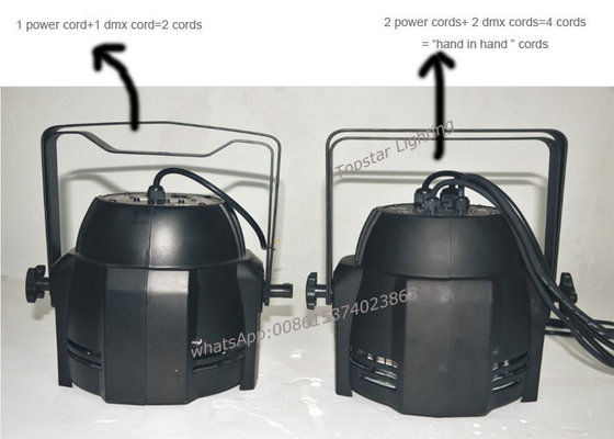 Tri Color RGB Led Par Light 54 3w Cast Aluminum Housing Led Spot Light supplier
