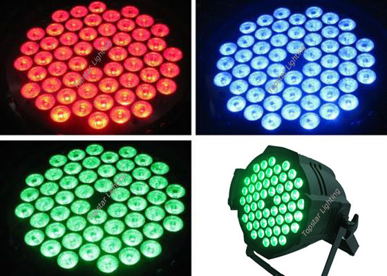 Outdoor Tri Led Par Light 64 DMX 7CH Aluminum Housing Clubs Led Theatre Lights supplier