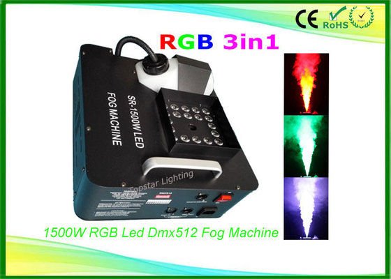 RGB High Brightness Low Level Stage Fog Machine For  Parties / Shows / Events 24*3w supplier