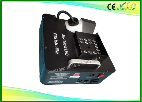 Led Dj Stage Effect Equipment 1500 Watt Fog Machine , Vertical Ground Smoke Machine supplier