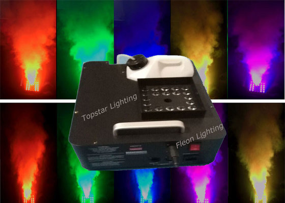 Led Dj Stage Effect Equipment 1500 Watt Fog Machine , Vertical Ground Smoke Machine supplier