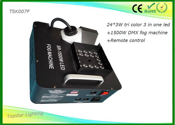 RGB High Brightness Low Level Stage Fog Machine For  Parties / Shows / Events 24*3w supplier