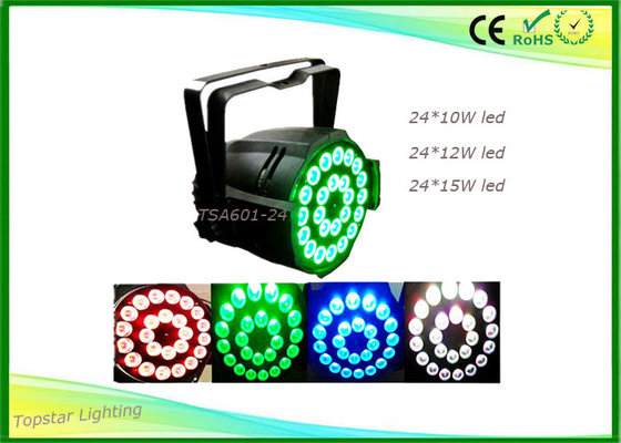 24 x 10w Led Par Can Light Rgbw 4colors Quad Led Par64 For Stage Effect Lighting TSA106-24 supplier