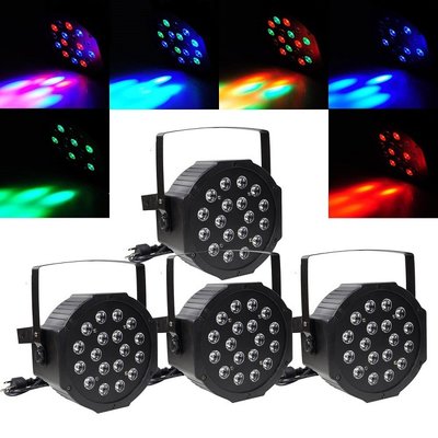 Cheap Indoor Led Par Light 18 X 1w/3w Flat Par Plastic House Low Cost TSA119 supplier