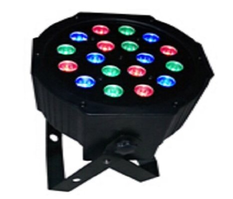 Cheap Indoor Led Par Light 18 X 1w/3w Flat Par Plastic House Low Cost TSA119 supplier