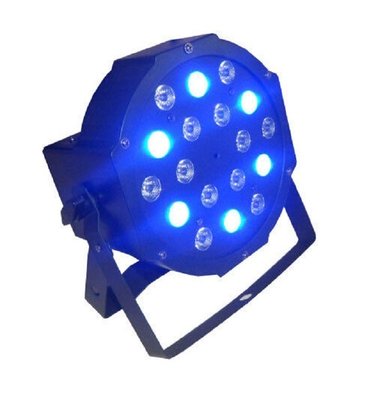New RF Remote control  18 x 1w RGB Led Flat Par Dmx512 Stage Lighting Stage Dj Light supplier