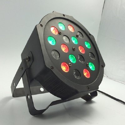 Cheap Indoor Led Par Light 18 X 1w/3w Flat Par Plastic House Low Cost TSA119 supplier