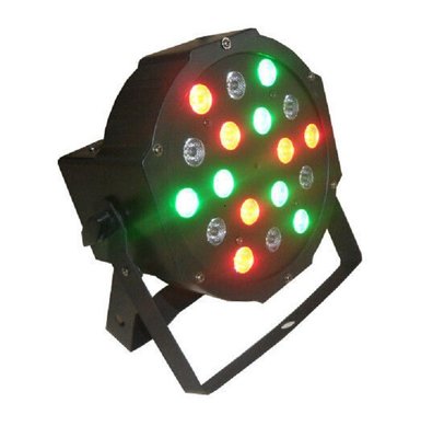 Mini Led par light 18 X 3w Rgb Led Flat Par Light Plastic House light weight Slim Par64 supplier