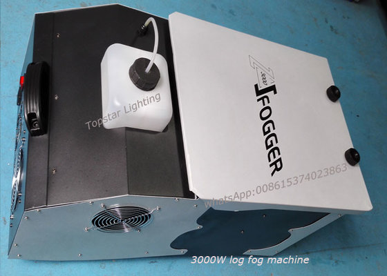 Professional 3000 Watt Low Lying Fog Machine With Dmx Remote / Wire Control supplier