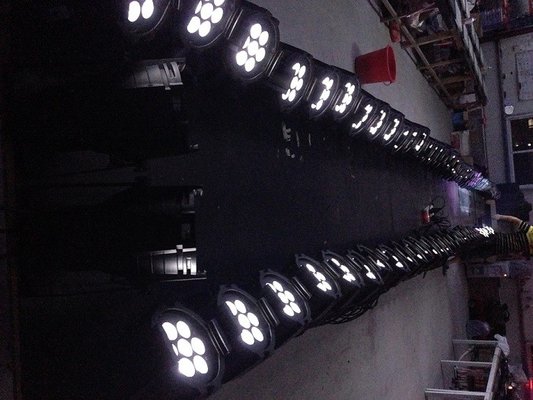 Mini 7 x 10W dj par stage lighting qua color mini led par can with 4-in-one led High Power supplier