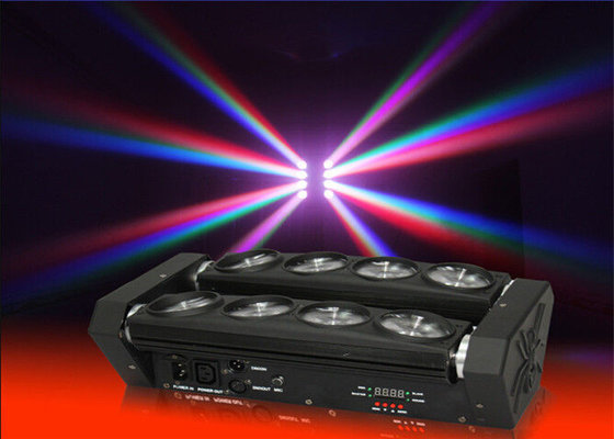 8 X 10w LED Moving Head Light 8 Eyes Spider 10 Watt 12w RGBW 4 In One For Club supplier